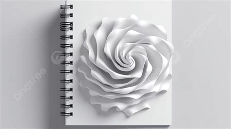 밝은 바탕 화면 배경에 흰색 나선형 메모장 모형의 3d 렌더링 사본 일기장 빈 노트북 배경 일러스트 및 사진 무료 다운로드 Pngtree