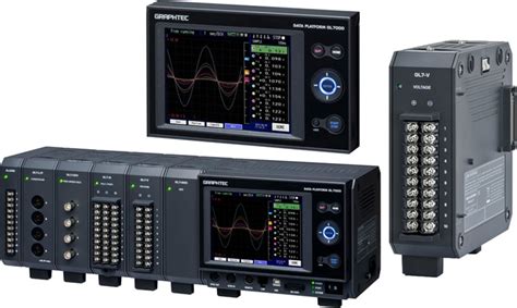 Graphtec GL7000 V BUNDLE GL7000 Main Unit GL7 DISP Display And 1 GL7 V Voltage Input Module