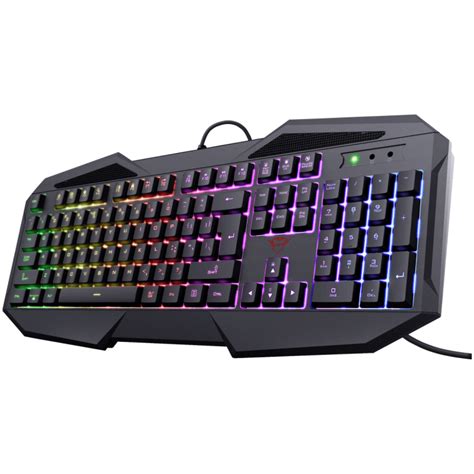 Buy Trust Gxt Avonn Full Size Rgb Wired Gaming Keyboard Online