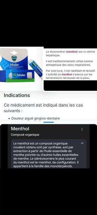 Lévomenthol Menthol Youtube