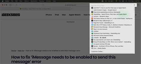How To Restore Closed Safari Tabs On IPhone IPad And Mac
