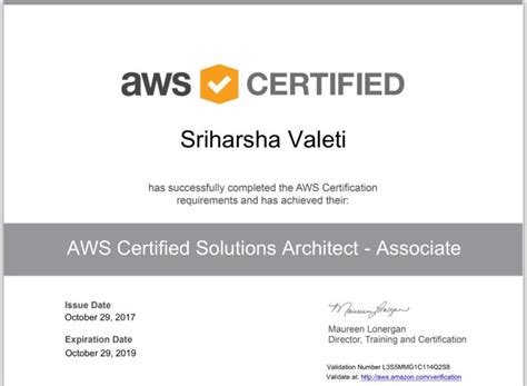 Sriharsha Valeti On Linkedin My First Certification In Aws I Would Like To Thank Cloudguru Team…