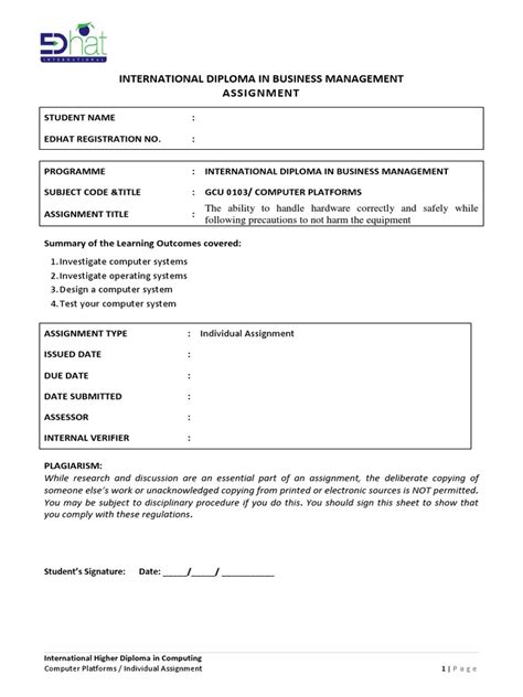 Gcu 0103 Computer Platforms Pdf Operating System Central