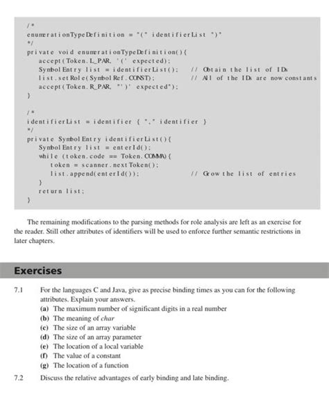 Solved Enumeration Type Definition Identifier List