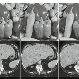 Left Column Original Images Middle Column Noisy Images Corrupted By Download Scientific