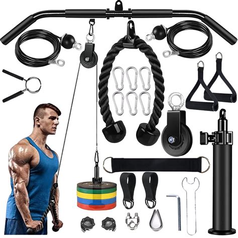 Cable Bicep Curls With Rope Attachment