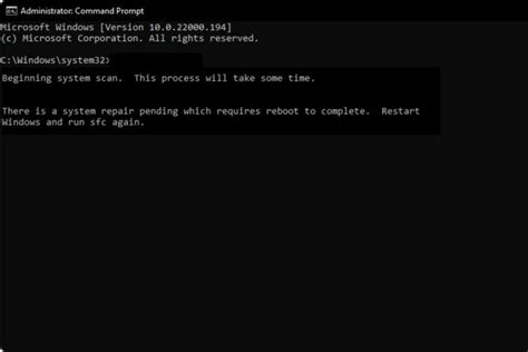 There Is A System Repair Pending Which Requires A Reboot Fix