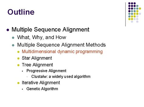 Cot 6930 Hpc And Bioinformatics Multiple Sequence Alignment