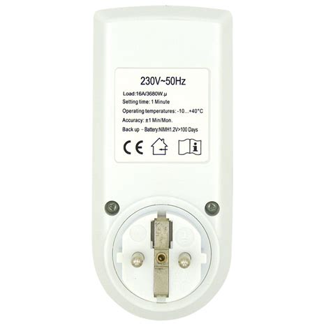 Digital Electric Timer Socket Eu Plug