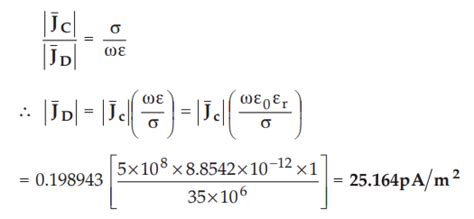 Displacement Current Density And Displacement Current
