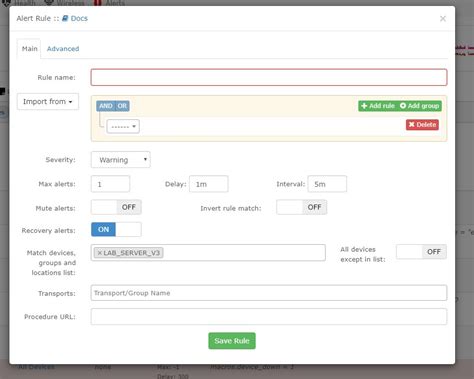 How Can I Setup Alert Rules Help LibreNMS Community