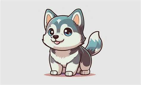 Husky Cute Clipart Graphic By Poster Boutique · Creative Fabrica