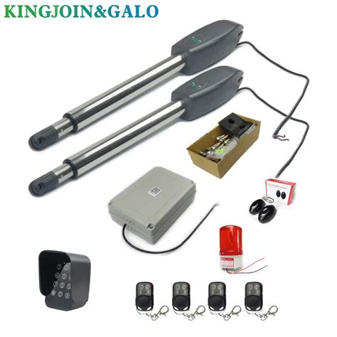 선형 액추에이터 웜 기어 자동 스윙 게이트 오프너 광전지 램프 버튼 Gsm 키패드 옵션 Dc24v Ac220v엑세스 제어 키트 Aliexpress