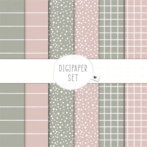 Digistamp Digipaper Set Dicke Freundinnen Bär Und Elch Digistamps
