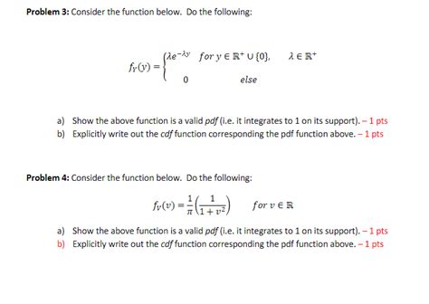 Solved Problem 3 Consider The Function Below Do The