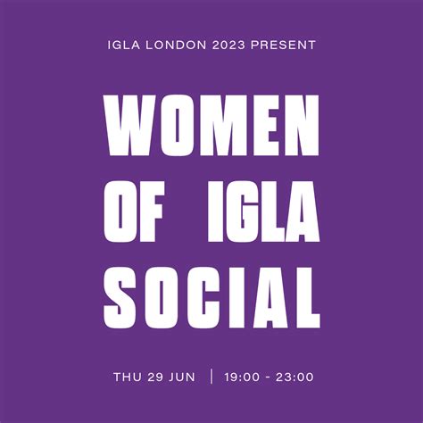 Women Of Igla Social Igla London 2023
