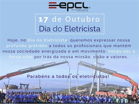 Parabéns Eletricistas Epcl Empreendimentos Projetos E Construções Ltda