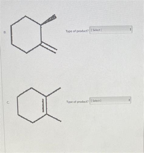 Solved Each Of The Structures Below Are Elimination Products