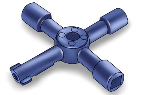 What Is A Four Way Or Multi Purpose Radiator Key Wonkee Donkee Tools