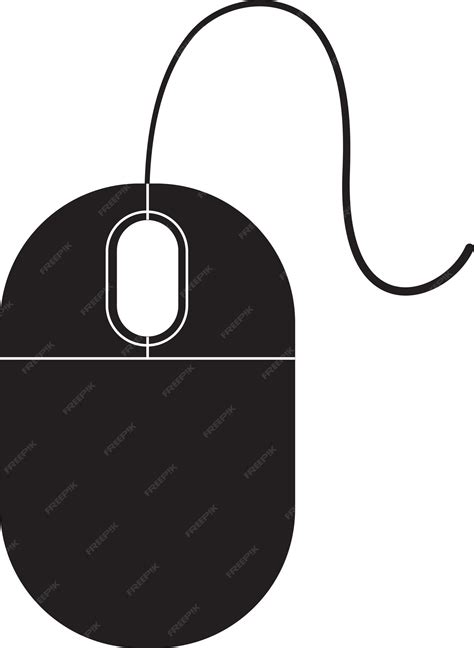 Premium Vector Computer Mouse Icon Vector Illustration Mouse Device