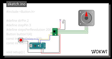 Arduino Nano Stepper Motor Button Control Copy444 Wokwi Esp32 Stm32