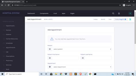 Hospital Management System Project In Laravel With Source Code