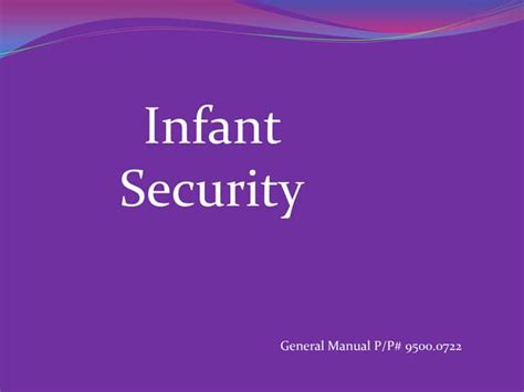 Infant Security Pptx