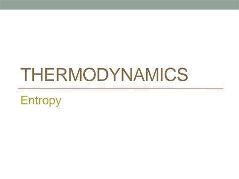 SOLUTION Entropy Entropy In Irreversible Process Entropy In Reversible Process Studypool