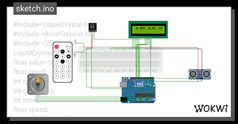 Speed Detection Copy Wokwi ESP32 STM32 Arduino Simulator