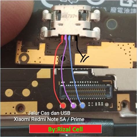 Solusi Jalur Cas Dan USB Xiaomi Redmi Note A Prime Not Charging Reparasi Phonsel
