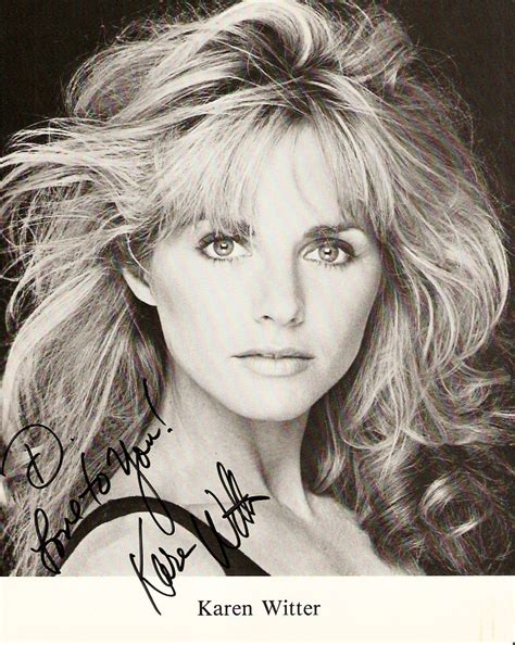 Celebrity Autographs Karen Witter Pic 01