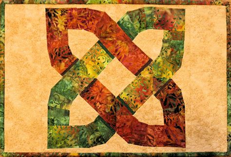 Double Loop Table Set Downloadable Pattern Quilting Books Patterns