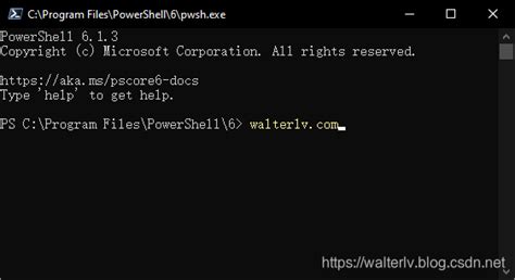 安装和运行 Net Core 版本的 Powershellnet Core Powershellwalter Lv的博客 Csdn博客