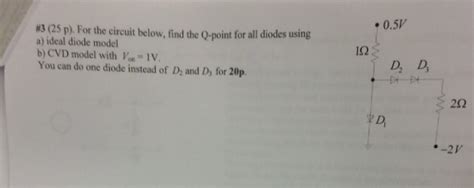 Solved For The Circuit Below Find The Q Point For All Chegg Com