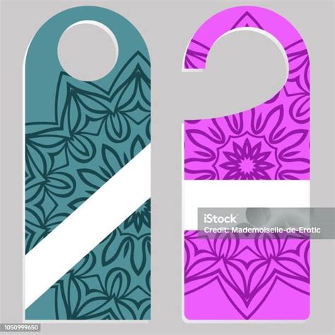 문 걸이 이랑 흰색 배경에 고립 만다라 꽃 장식으로 디자인 벡터 일러스트 레이 션 공란에 대한 스톡 벡터 아트 및 기타 이미지 공란 금속 깨끗한 Istock