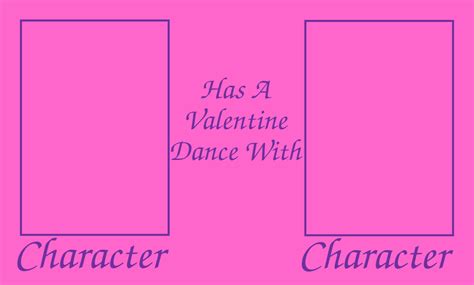 Chr Has A Valentine Dance With Chr Meme Template By Mangaanimechampion On Deviantart