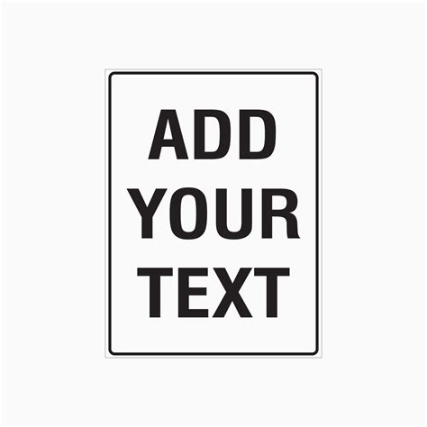 Online Custom Sign Vertical Get Signs