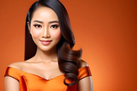 Premium Photo Young And Beautiful Asian Woman Javanese Woman Thailand Woman Beauty Cosmetician