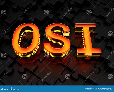 Open Systems Interconnection Model Royalty Free Stock Photography CartoonDealer Com