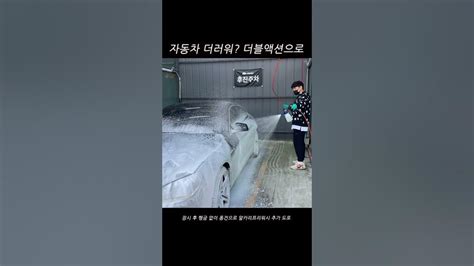 차가 개똥 같이 더러울 때 하는 세차방법 더블액션 차량관리 셀프세차 디테일링 Youtube