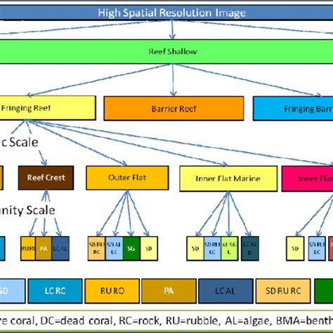 example of a hierarchical class structure diagram of mapping categories