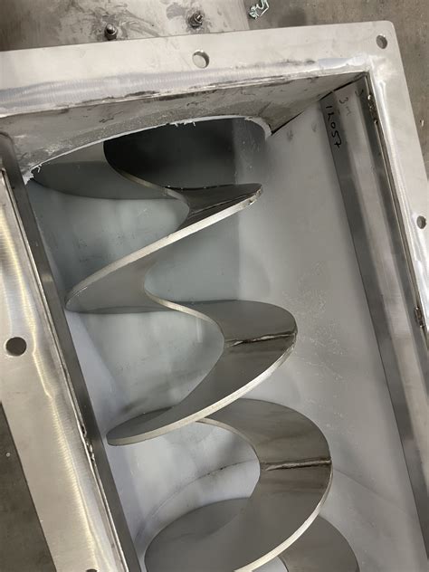 Shaftless Screw Conveyor Inclined Classifier Ø350x9000mm