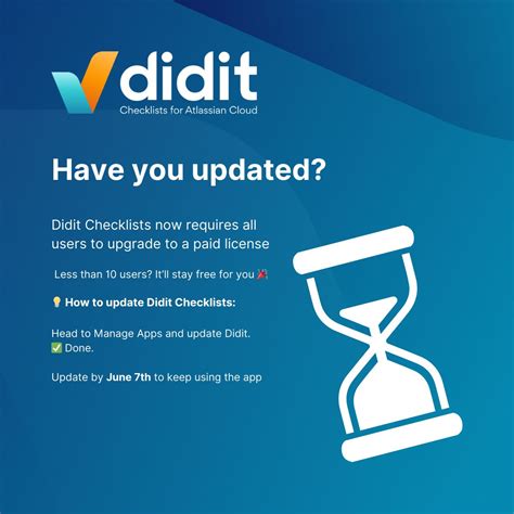 Didit Checklists For Jira And Confluence On Linkedin ⏳ 📆 Have You