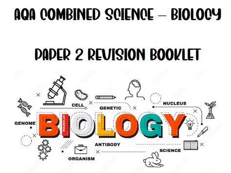 Aqa Combined Science Biology Revision Booklet Teaching Resources