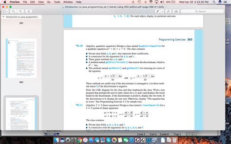 Solved Design A Class Named Quadraticequation For A