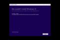 Installation Failed In The FIRST BOOT Phase With An Error