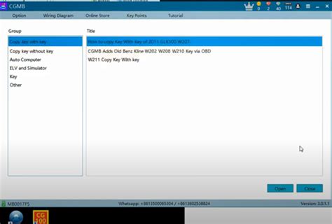 CGDI MB Software Download Installation Using Tips