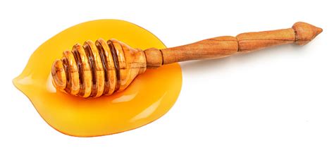 흰색 배경에 고립 된 꿀 디퍼 달콤한 꿀이 흐르는 탑 뷰 플랫 레이 0명에 대한 스톡 사진 및 기타 이미지 0명 건강관리와 의술 건강한 생활방식 Istock