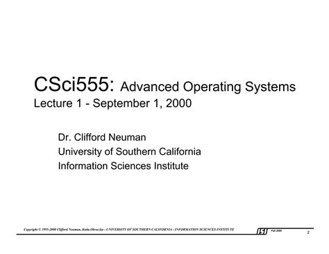 advanced operating systems pdf