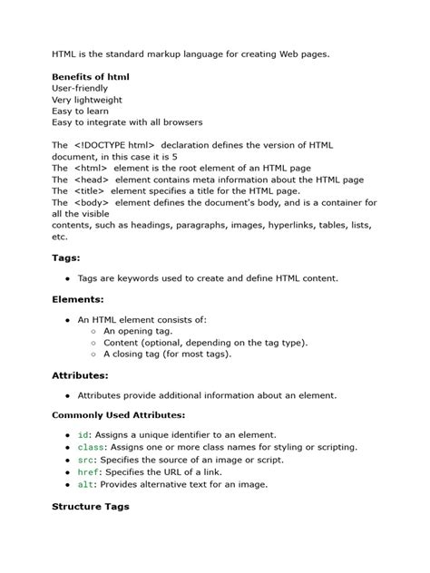 html 2 pdf html element html